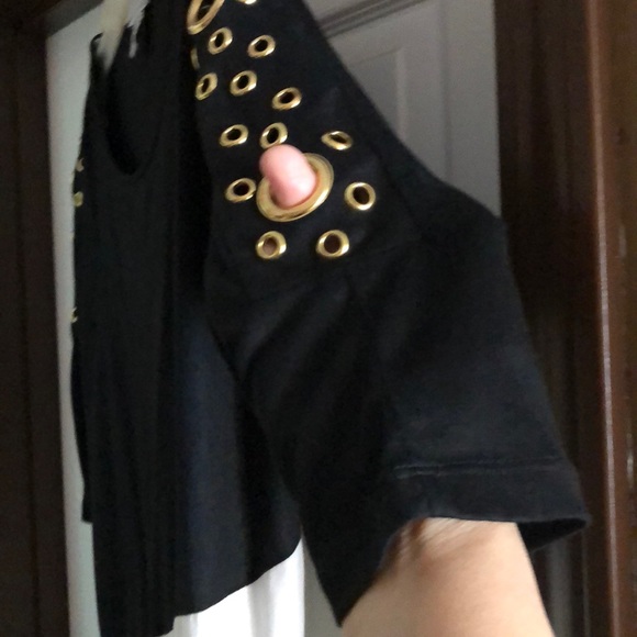 K Jordan | Tops | Kjordan Sexy Jeweled Peek Aboo Arms Blouse | Poshmark